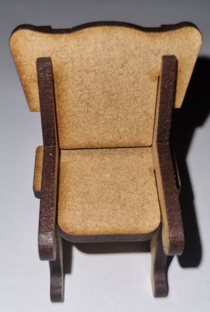Miniature Doll House Furniture – Chair – @love2create